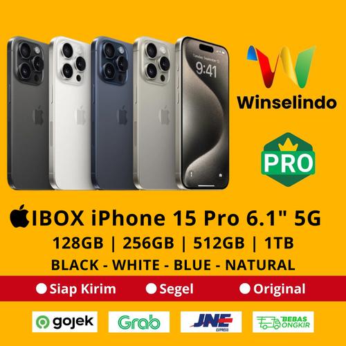 Jual IBOX Apple iPhone 15 Pro 128GB 256GB 512GB 1TB Titanium Garansi Resmi - 128GB, BLACK ...