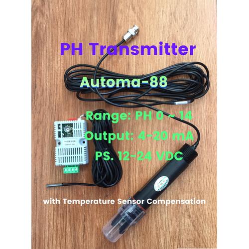 Jual Industrial PH Transmitter Online Meter 0-14 PH Sensor Output 4 ...