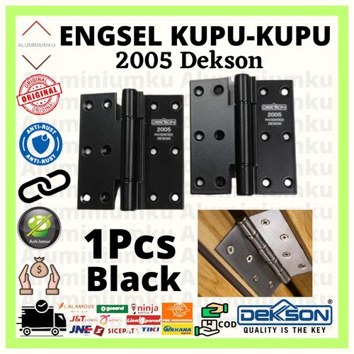 Jual Engsel Pintu 2005 / Engsel Kupu Dekson Aluminium - Hitam - Jakarta ...