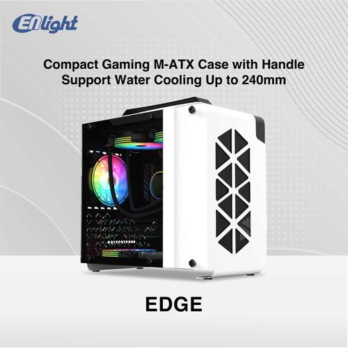 Promo Casing Enlight Edge - mATX Gaming Case with handle Cicil 0% 3x ...
