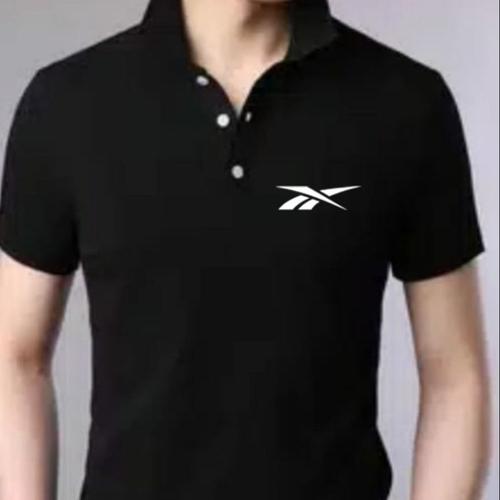 Jual KAOS SERAGAM KERAH POLO SHIRT PRIA LOGO DIGITAL PRINT - Hitam ...