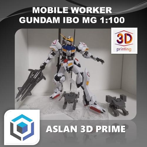 Jual MOBILE WORKER GUNDAM IBO HG 1/100 DIORAMA SET Custom Color 3D ...