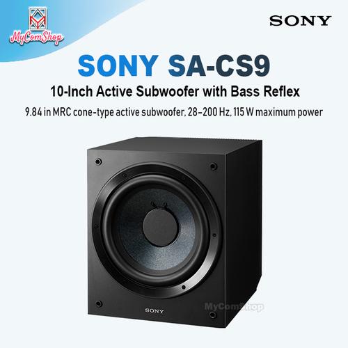 Jual SONY SA-CS9 SPEAKER ACTIVE SUBWOOFER WITH BASS REFLEX - SINGLE ...