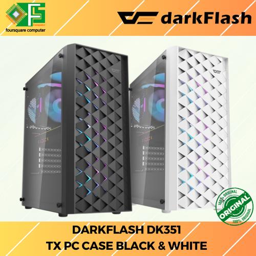 Jual Casing PC ATX Darkflash DK351 Black & White + 4x ARGB Fan | CPU ...