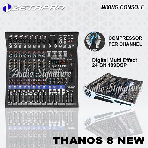 Jual Mixer 8 Channel ZETAPRO THANOS 8 | THANOS8 Original - Jakarta Barat - AUDIO SIGNATURE ...