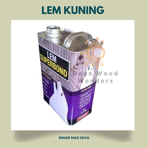 Jual Lem Superbond 2.5kg (galon) / Lem Kayu / Lem Triplek / Lem HPL ...
