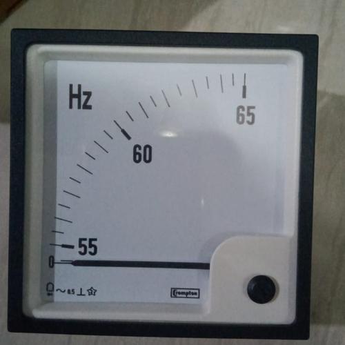 Jual Frequency meter / Hz meter analog CROMPTON 380v ukuran 72x72 ...