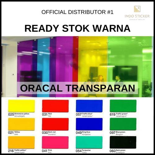 Jual Sticker Oracal 8300 Transparan (Transparent Film) - Oracal 8300 ...