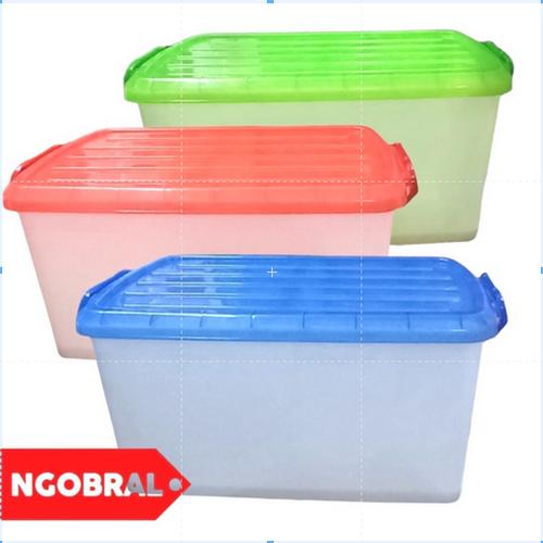 Jual Container Box Besar 90 Liter Storage Box Roda Kontainer Box ...