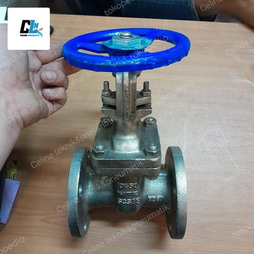 Jual gate valve 2"inch DN50 ss304 SCS13 stainless 304 jis10k - Jakarta ...