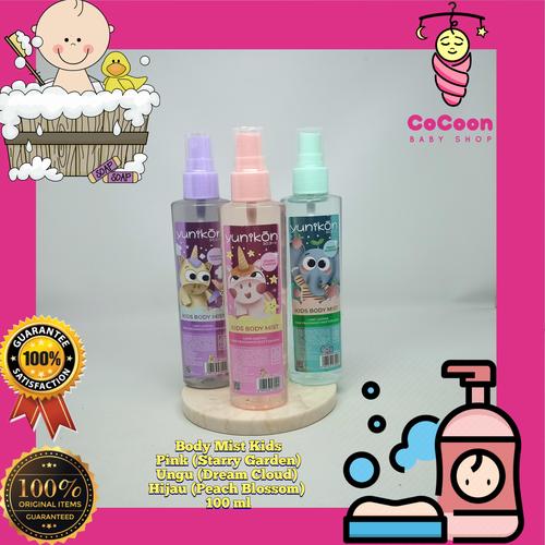 Jual Parfum Anak Yunikon Body Mist Dreamy Cloud / Starry Garden / Peach ...