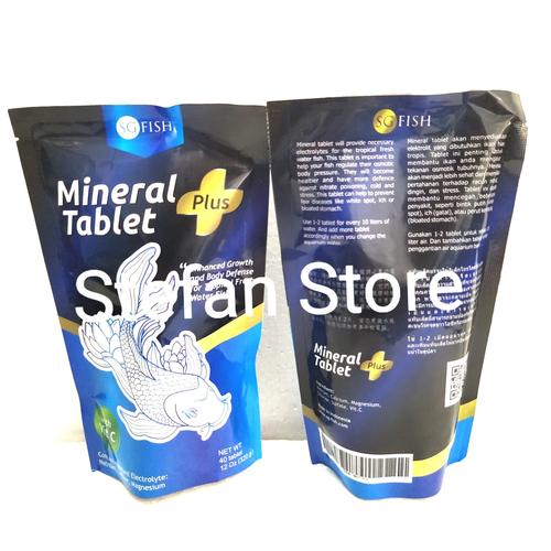 Jual SG Fish Mineral Tablet Plus Vitamin C Cegah Ikan Sakit 320gr 40 ...