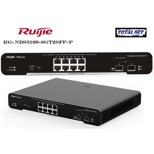 Jual RUIJI RG-NBS3100-8GT2SFP-P 8-Port Gigabit L2 Managed POE Switch ...