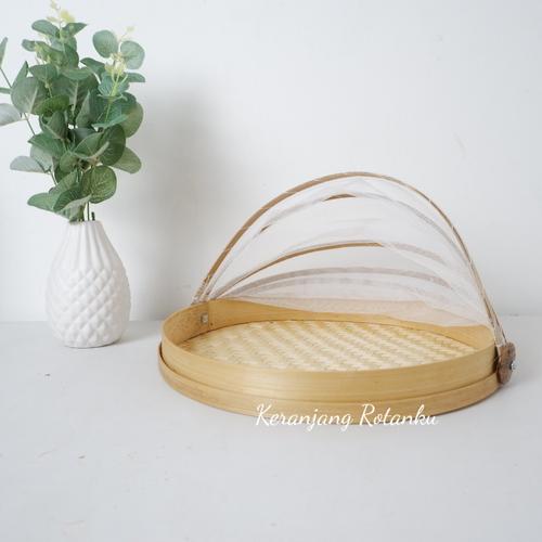 Jual Keranjang Bambu Lingkaran 25cm Tutup Bahan Tile - Kota Tangerang ...