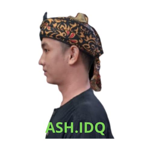 Jual Ikat Iket Udeng Topi Tradisional Jawa Sunda Ukuran Dewasa All size ...