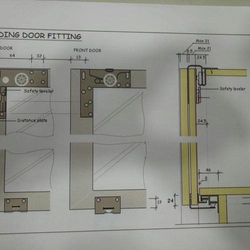 Jual rel sliding Htech 2 pintu rel 3 meter + soft close - Jakarta Barat ...