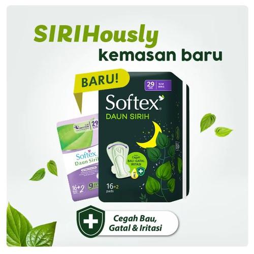 Jual Softex Daun Sirih + Vitamin E Jumbo Pack 29cm / 24 Pads - Kota Tangerang Selatan ...
