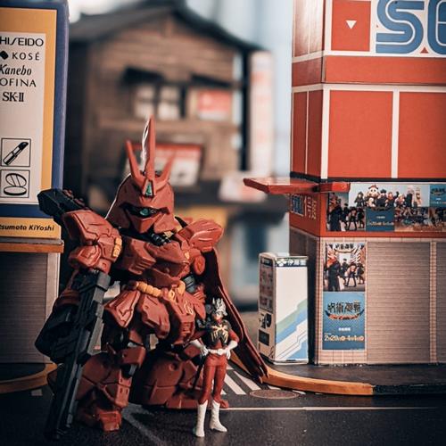 Jual Miniature Figure Char Aznable 1/64 HO 1/144 diorama GUNDAM ZAKU ...