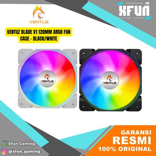 Jual Ventuz Blade V1 120Mm Argb Fan Case - Black/white - Hitam - Kota ...
