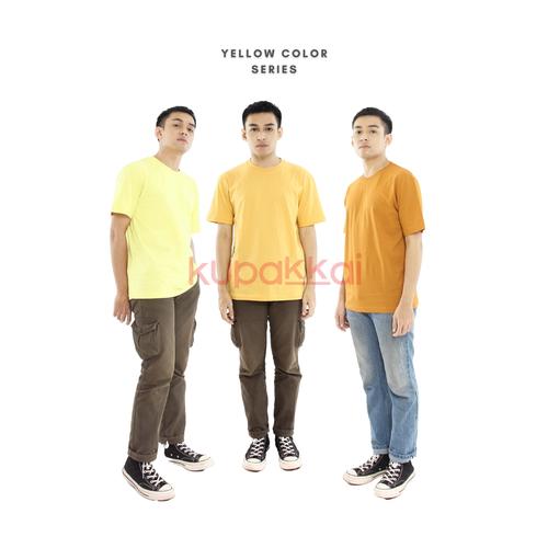 Jual TSHIRT REGULAR POLOS COWOK YELLOW COLOR SERIES - YELLOW IRIS, M ...