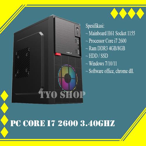Jual CPU RAKITAN Core i7 2600 ram 4Gb Hdd 500gb - ram 4gb, hdd 500gb - Kota Bekasi - Tyos Shop ...