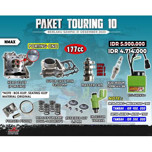 Promo BRT Paket Touring 4 Nmax Head Porting-Blok Piston-Ecu-Cam-Per ...