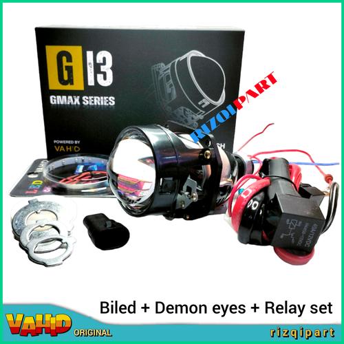 Jual Vahid BiLED e3 Gmax GI3 | LED Projector 2.5 inch purple Lens ...
