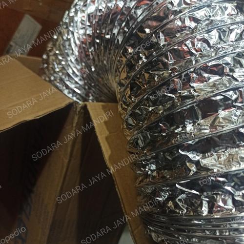 Jual Almunium Selang Flexible Ducting Exhaust Fan 6" - Panjang 10 meter ...