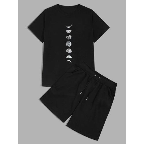 Jual May Clothing - 1 Set Oneset Dewasa Moon Bulan Kaos Boxer Celana Pendek - Kota Bandung ...