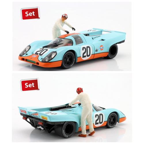 Jual CMR, Set: Porsche 917K 24h LeMans 1970 Siffert/Redman with figure ...