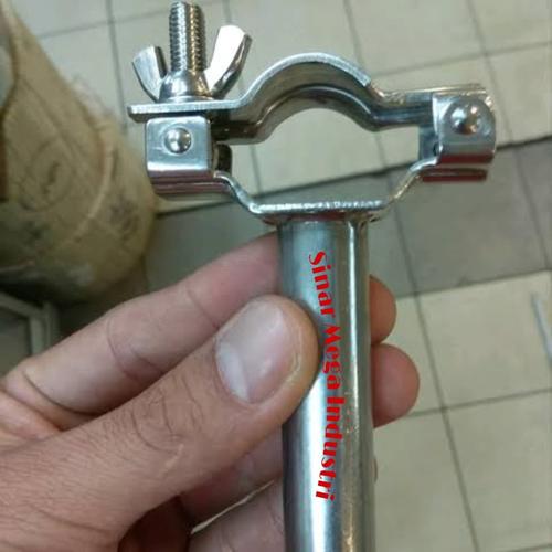 Jual Clamp Pipa Sanitary SS 304 ukuran 1,5" - Clamp Pipa Holder ...