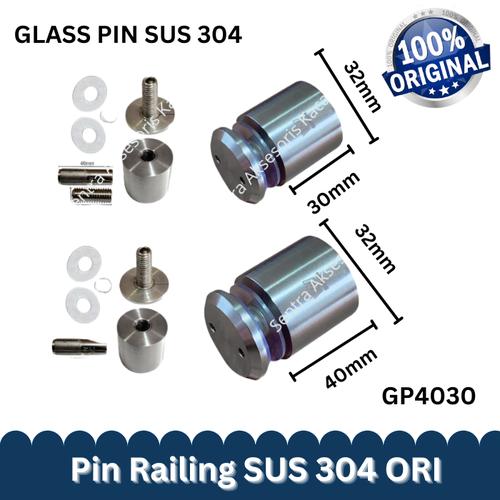 Jual Pin Railing Tangga SUS 304 - Glass holder, Pen Iklan Railing Kaca ...