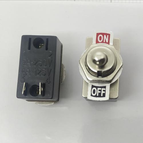 Jual Saklar Toggle Switch 2 Pin On Off Hitam / Toggle Switch On Off 2 ...