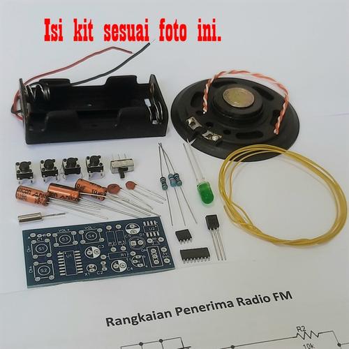 Jual Kit DIY rangkaian PCB penerima radio FM tuner receiver - BELUM ...