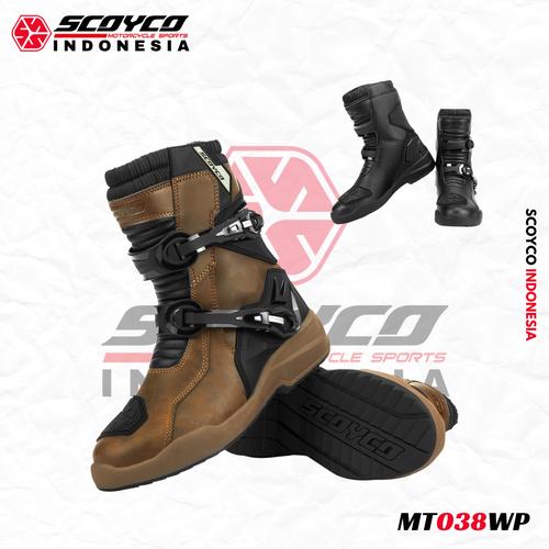 Jual Sepatu Boot Kulit Motor Touring Adventure Leather Boots Scoyco ...
