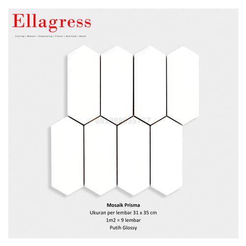 Jual Mosaik Prisma Ellagress Keramik / HT Lantai / Dinding / Backsplash ...