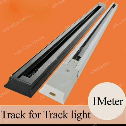 Jual Rel Rell Lampu Sorot Spot Track Rell 1m 1 Meter Tebal Besi - Putih ...