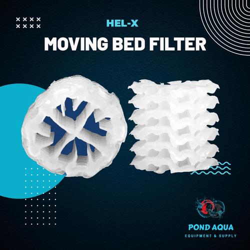 Jual Moving Bed Filter Media Helix Kaldness Filter Koi White - Jakarta ...