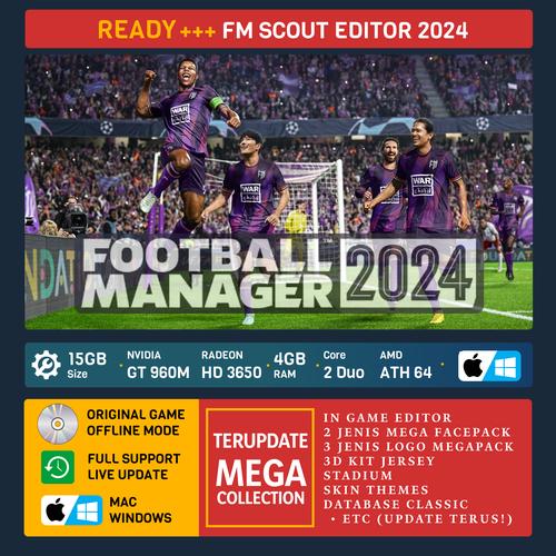 Jual Football Manager 2024 / FM 24 / FM 2024 PC Steam - MEGAPACK - FM24 ...