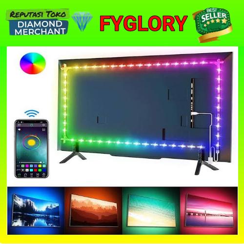 Jual Lampu led Tv RGB USB MINI BLUETOOTH Sudah lengkap tinggal pakai ...