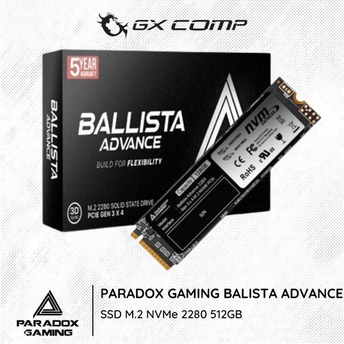 Jual Paradox Gaming Ballista Advance SSD M.2 NVMe 2280 512GB Pcie ...