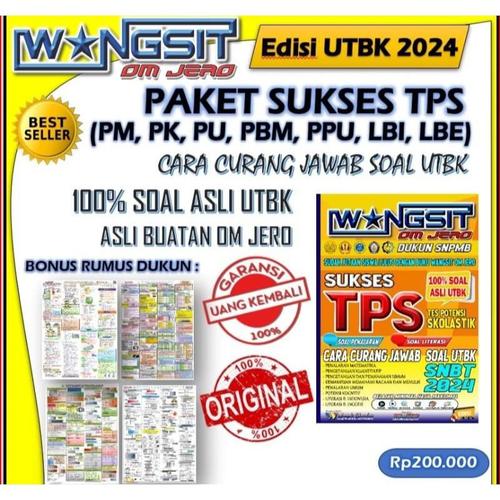 Jual Buku Wangsit Platinum Kitab TPS BINGG 2023||Original T'Update ...