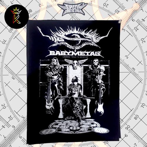 Jual BACKPATCH/PATCH SABLON/BABY METAL/PATCH EMBLEM SABLON/BACKPATCH ...