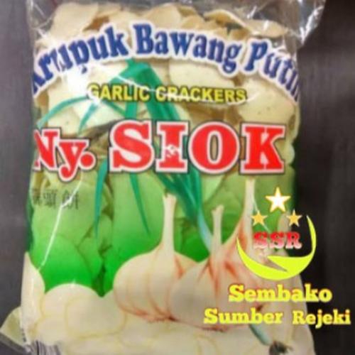 Jual kerupuk/krupuk Bawang Putih Nyonya siok/Ny. Siok/ny siok asli ...