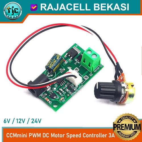 Jual CCMmini Micro 3A PWM DC Motor Speed Controller Kecepatan 6V 12V ...