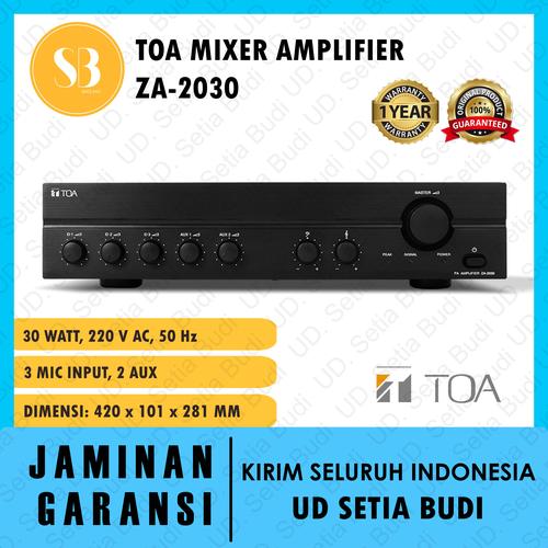 Jual TOA Mixer Amplifier ZA-2030 Asli dan Bergaransi - Kota Surabaya ...