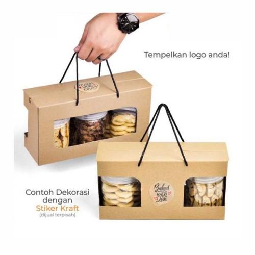 Jual Dus Toples Tabung Isi 3 Box Kemasan Jar Silinder Kotak Packing ...