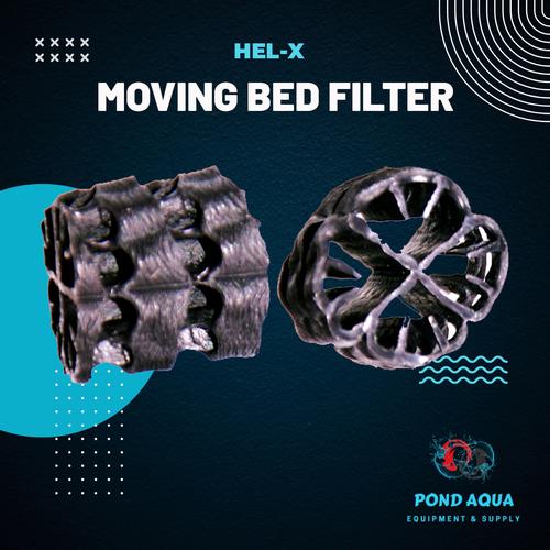 Jual Moving Bed Filter Media Helix Kaldness Filter Koi 50 Liter Hitam ...