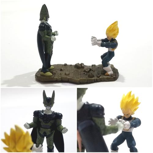 Jual Action Figure Dragon Ballz Vegeta vs Cell Diorama Original Japan ...