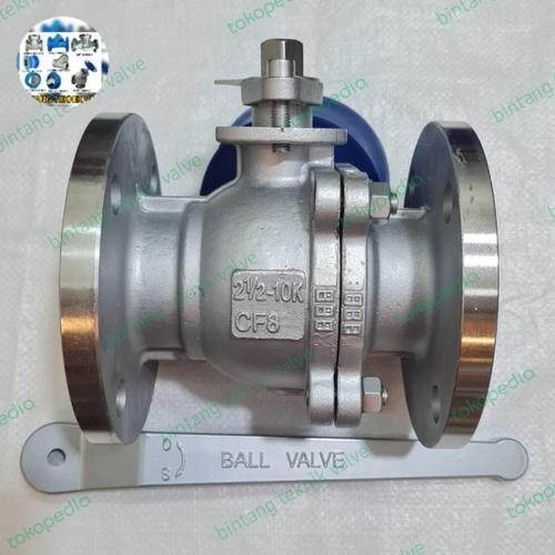 Jual ball valve 10" inch DN250 JIS 10K stainless steel SS304 flange XPZ ...